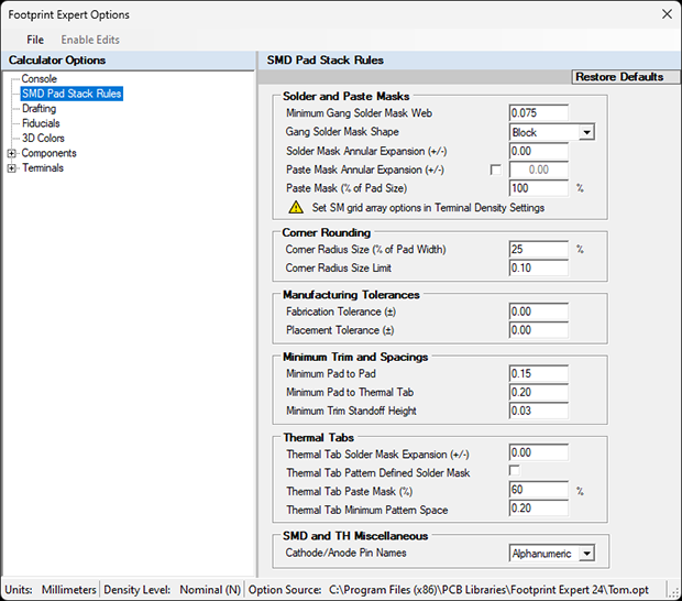 PCBL - Footprint Expert [USER GUIDE]